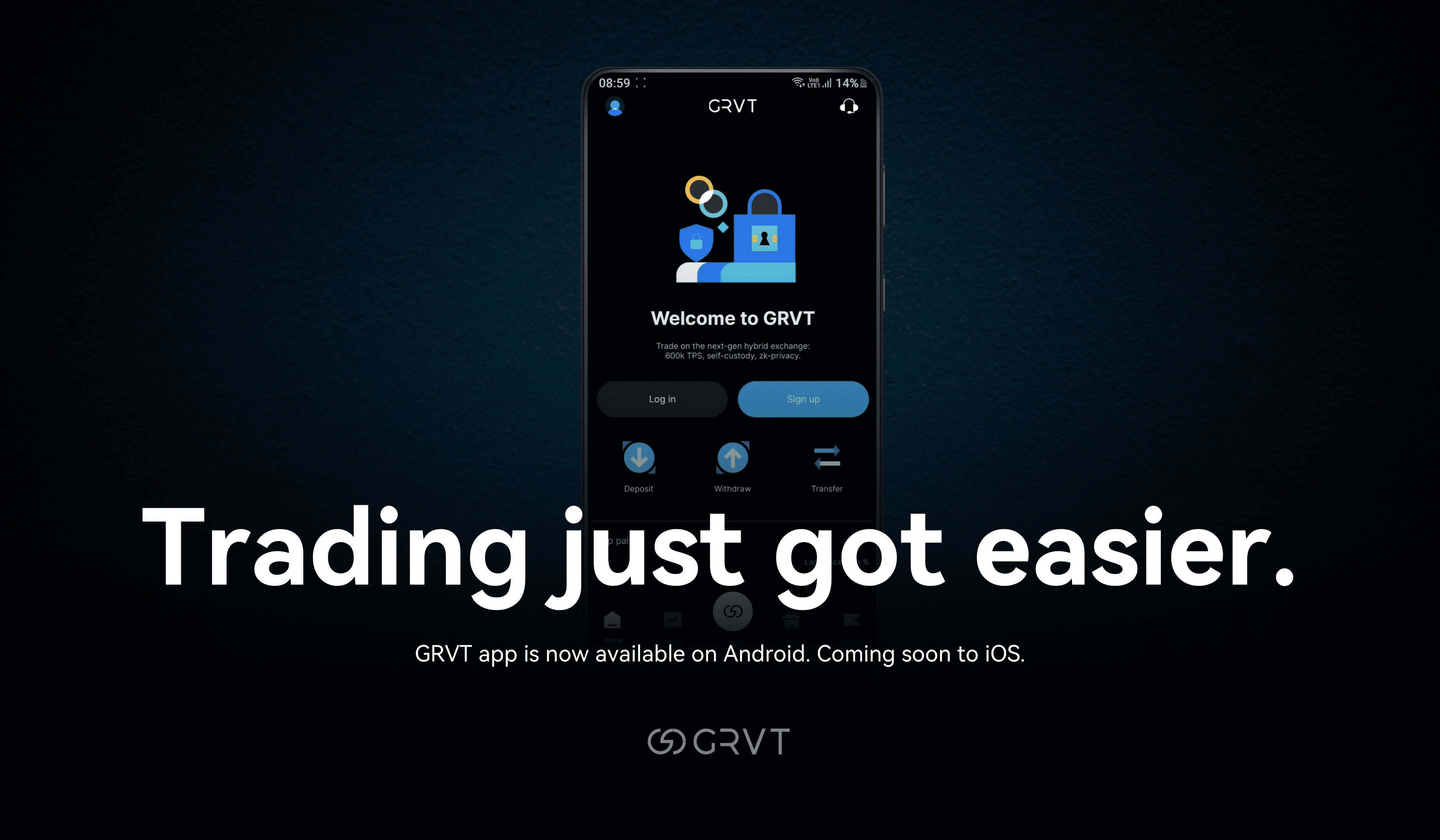 The GRVT Android App Is Available on Google Play Store Now